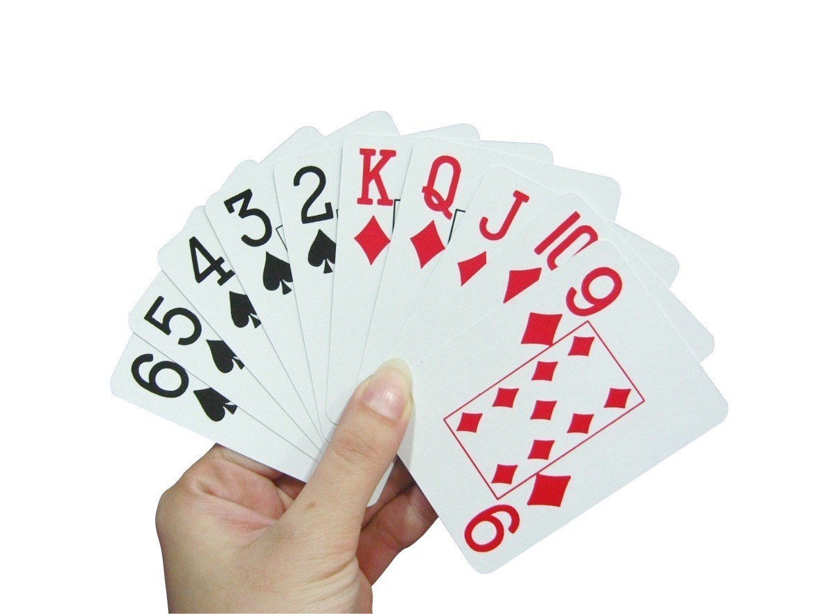 Large Numbers Playing Cards