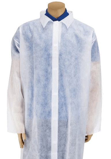 NON-WOVEN VISITORS COAT X LARGE