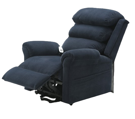 Slaney Dual Motor Rise & Recliner Chair - Blue