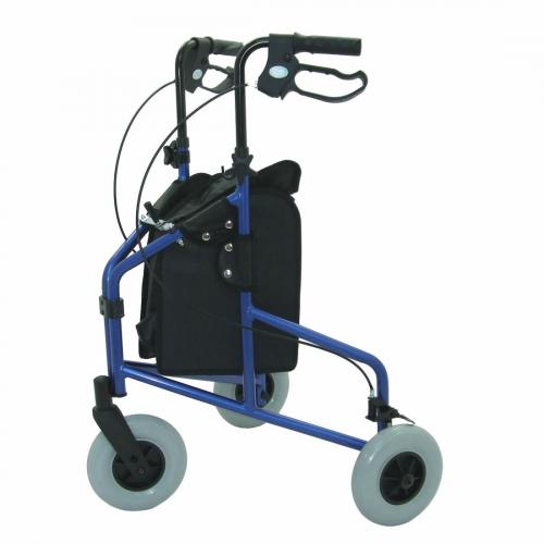 Lightweight Aluminium Tri-Walker with bag