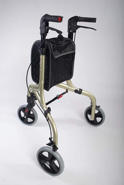 Ergonomic Tri-Walker with Basket