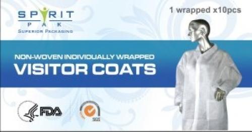 Disposable Visitor Coats for Medical Use
