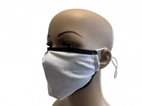 Reusable Fabric Face Mask - White